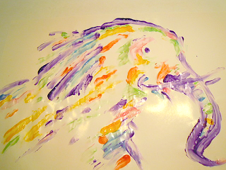 An Elephant a Day: Elephant No. 15: Fingerpainting