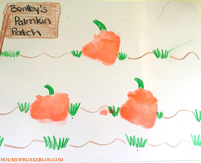 House of Burke: Pumpkin Patch Print Crafts