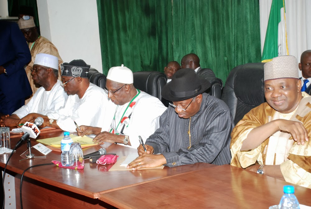 Nigeria Today: Photos: Bamanga Tukur resigns as PDP National Chairman