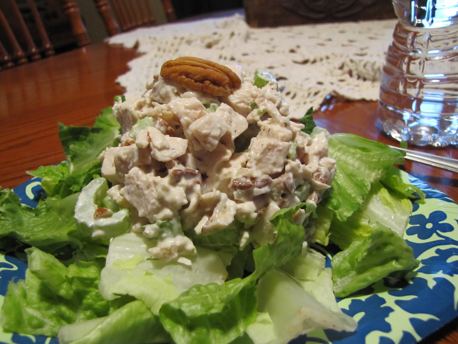 Low Carb Living ~ Pecan Chicken Salad ~ Faithfulness Farm