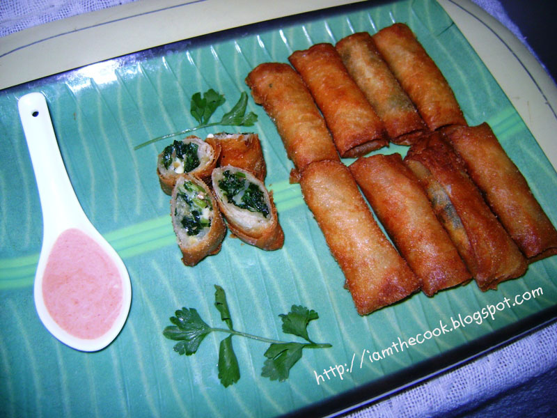i am the cook!: Lumpiang Pechay (Snow Cabbage Spring Rolls)