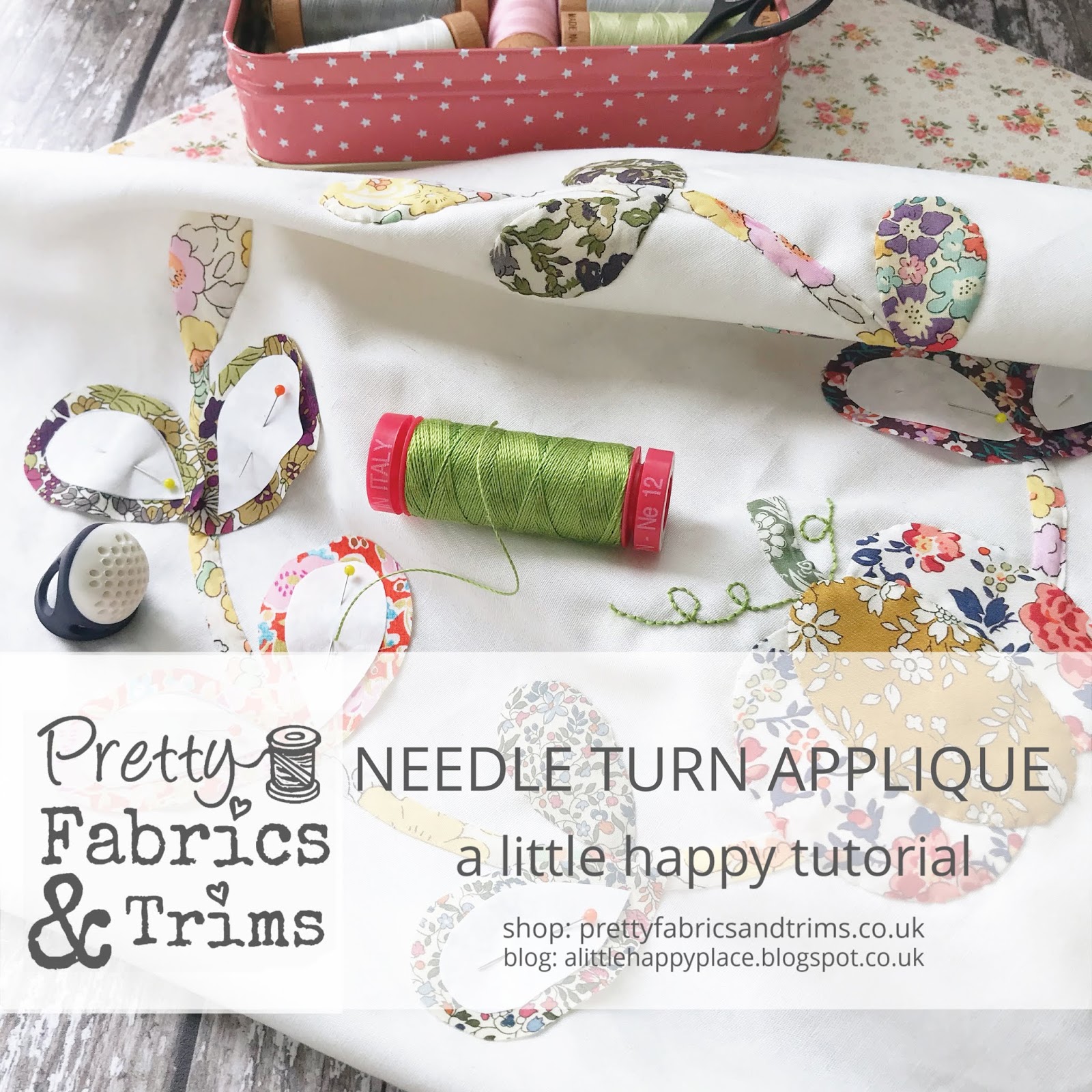 A little happy tutorial ~ Needle Turn Applique | A Little Happy Place