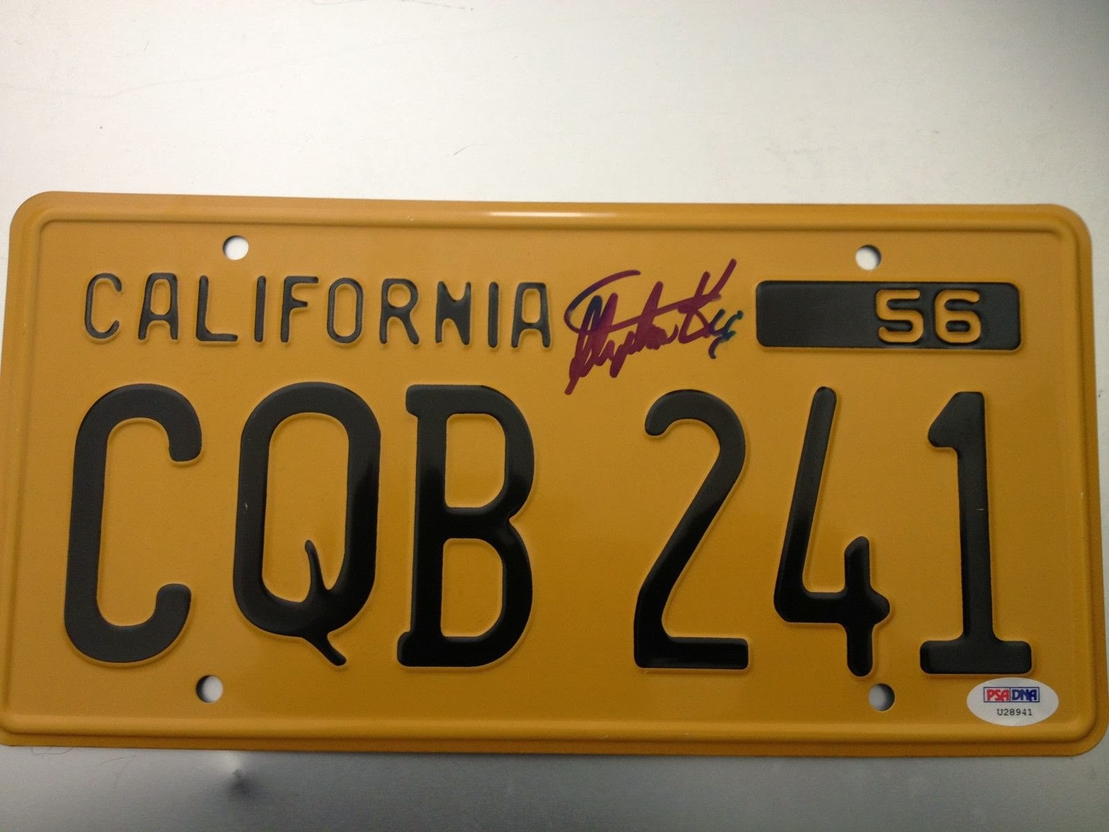 Talk Stephen King: Christine License Plate