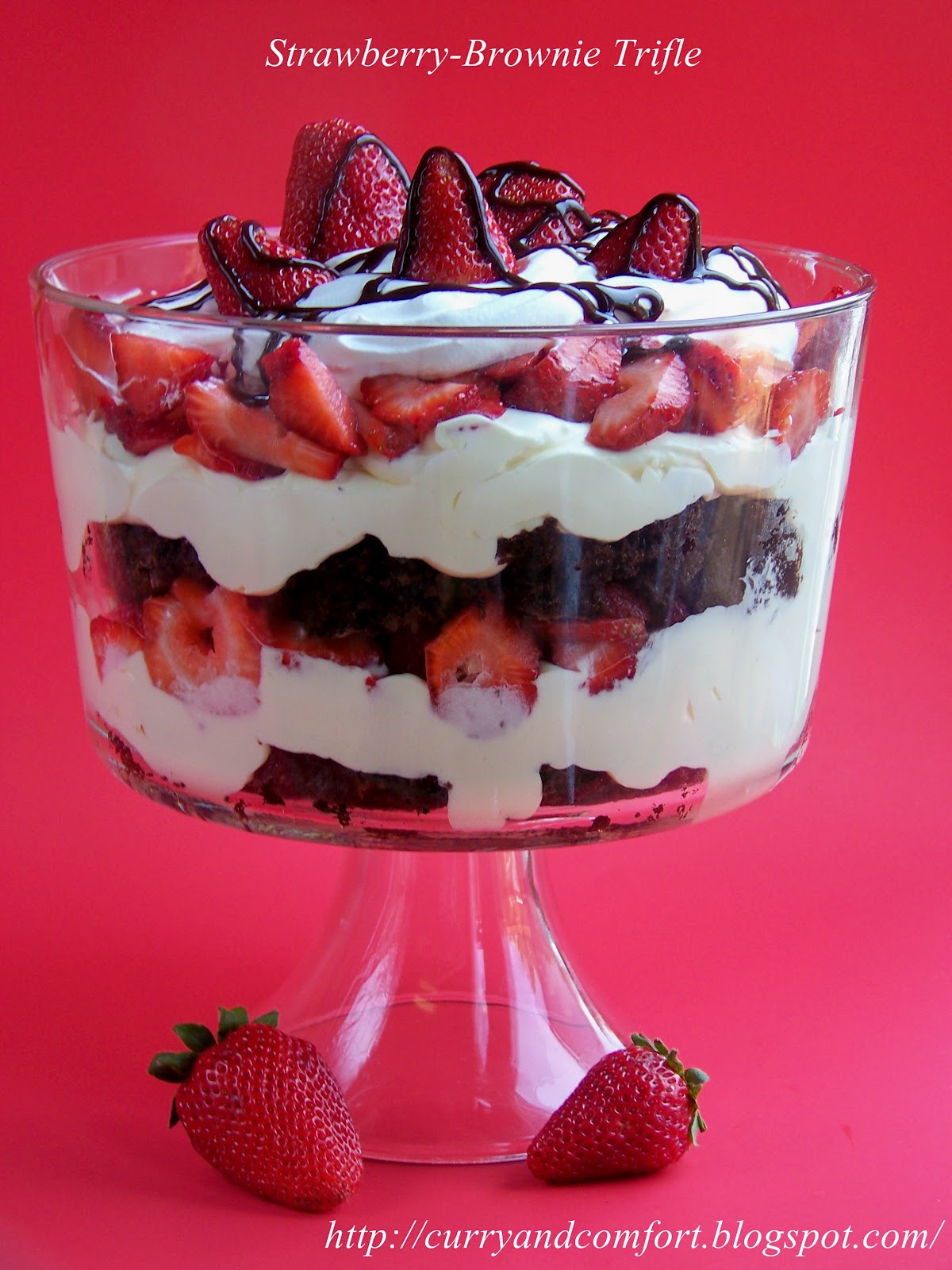 Kitchen Simmer: Strawberry Brownie Trifle