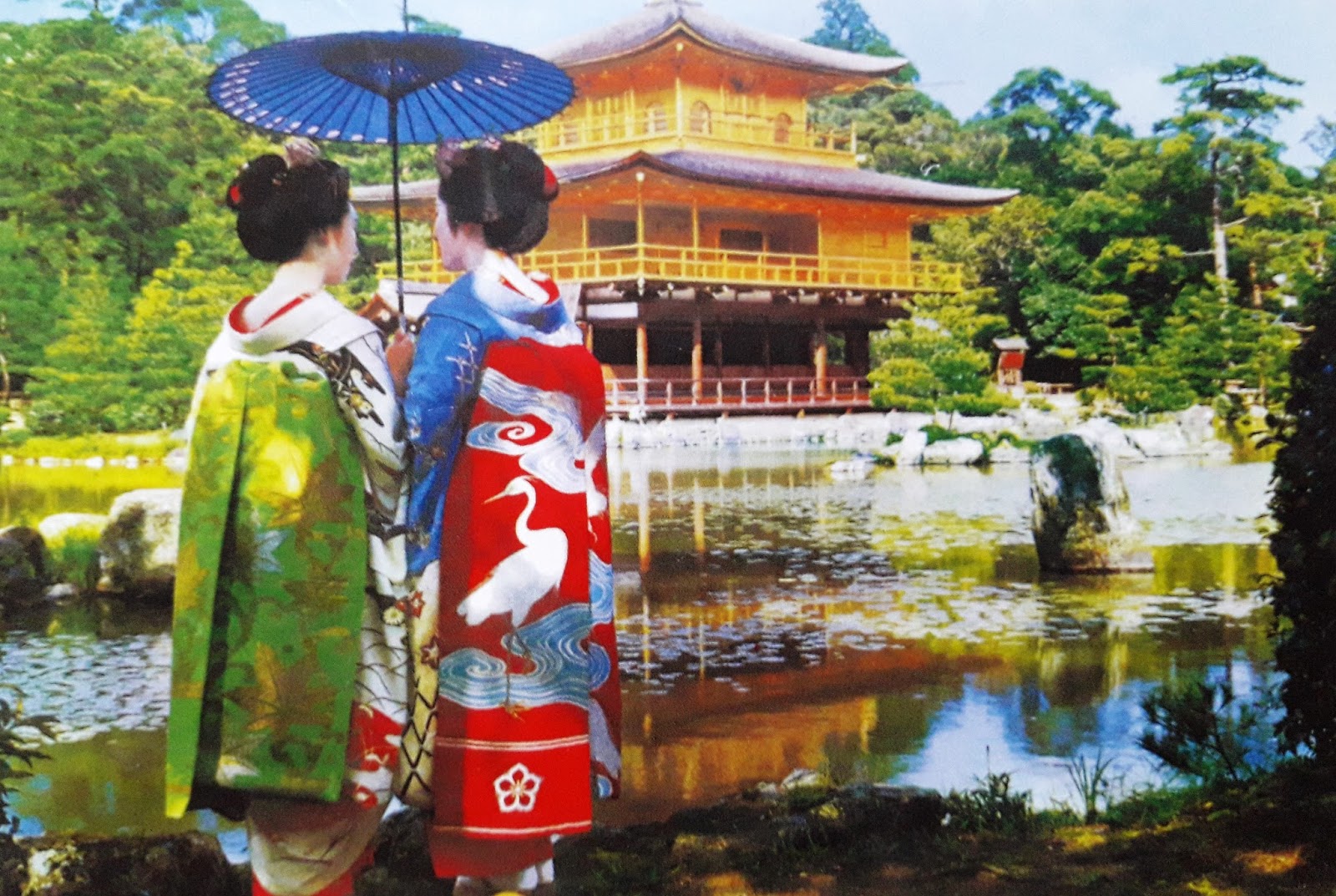 Namaste Postcards: Japan: Kimono