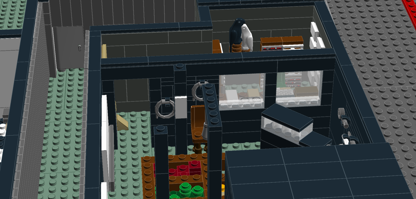 The Dark Streets of the Cardboard City: The Drowned Lego: Basement