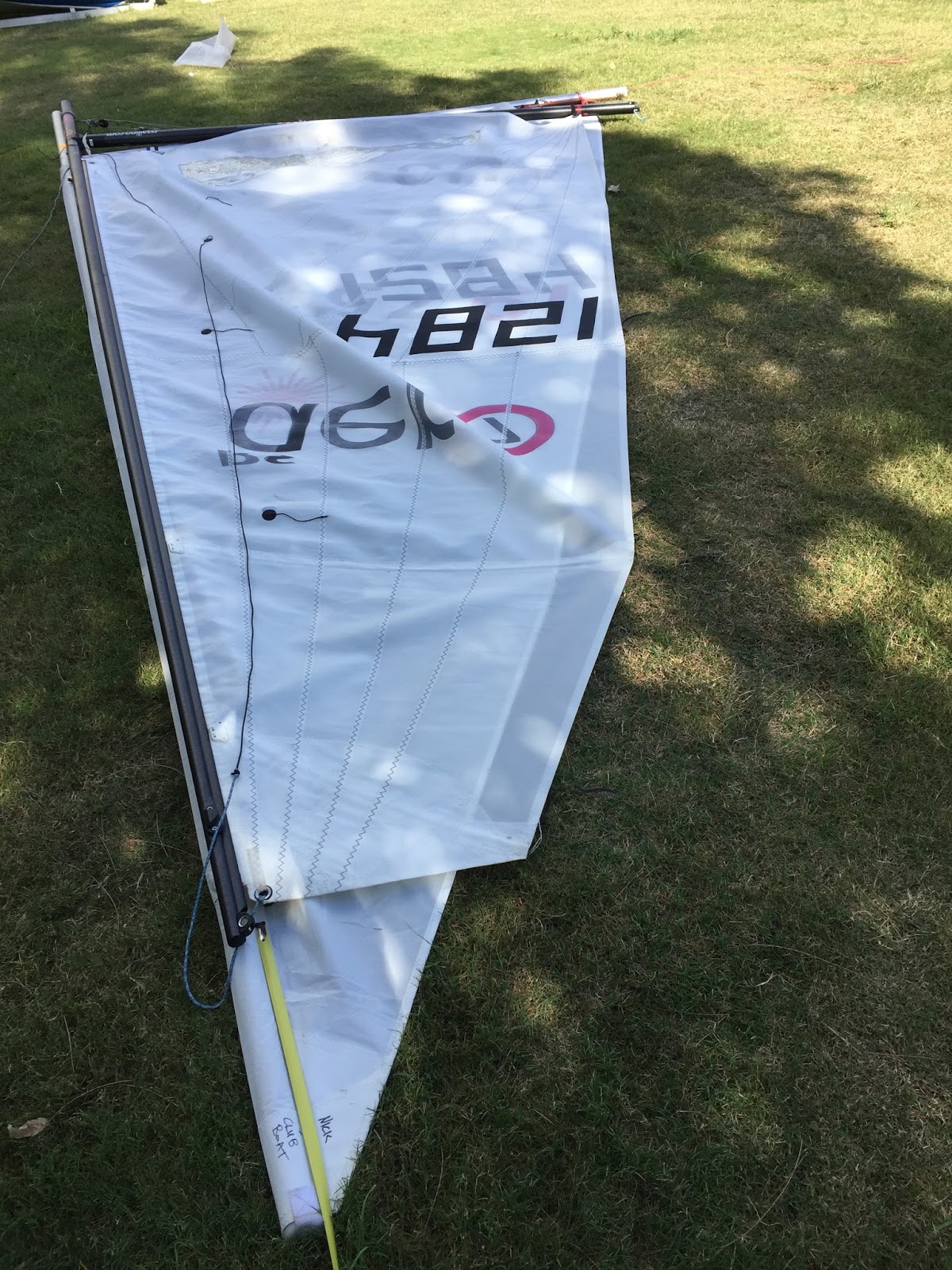 Laser Dinghy Farewell 100RacesBlog: Square Top Rig