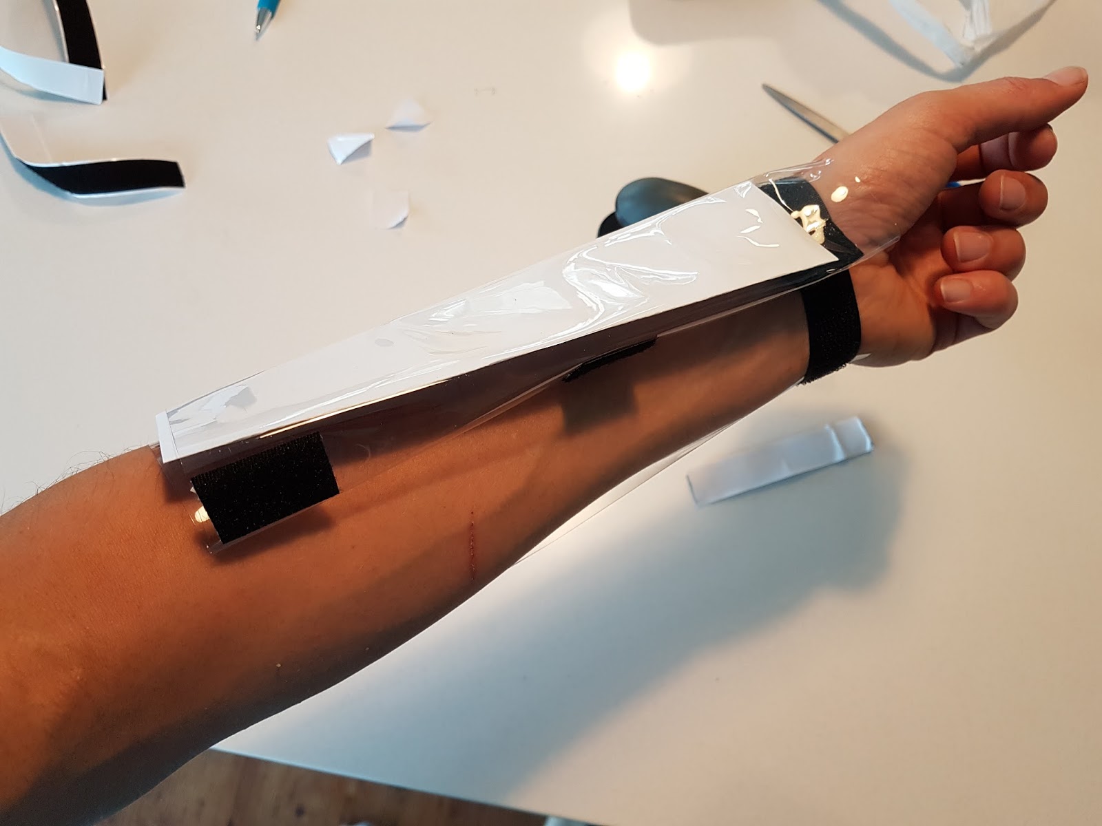 Random Projects: Forearm Map Holder/Arm Caddy