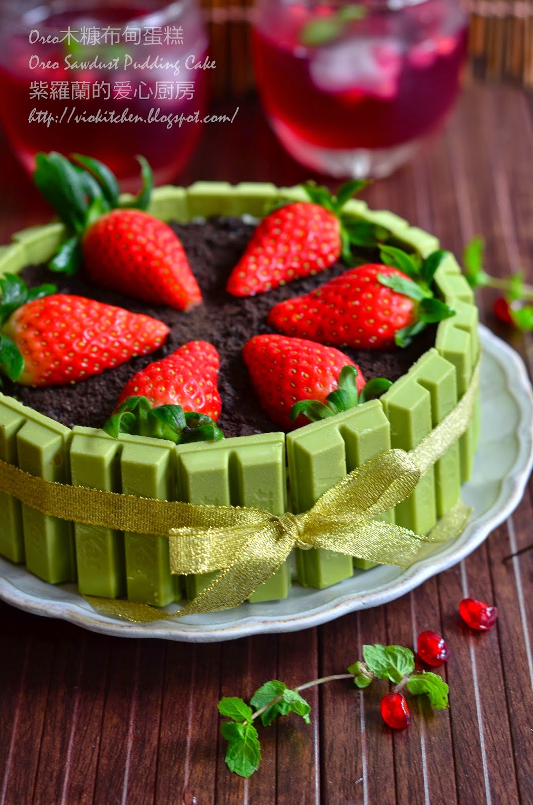 Violet's Kitchen ~♥紫羅蘭的爱心厨房♥~ : Oreo木糠布甸蛋糕 Oreo Sawdust Pudding Cake