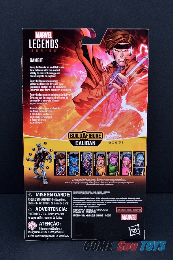 Come, See Toys: Marvel Legends Series Gambit (Caliban BAF)