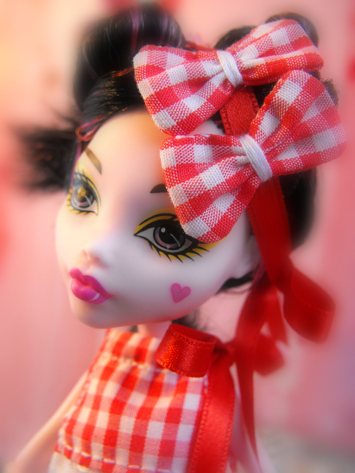 Magikk Monster high ooak dolls and clothes: Red and white summer dress ...