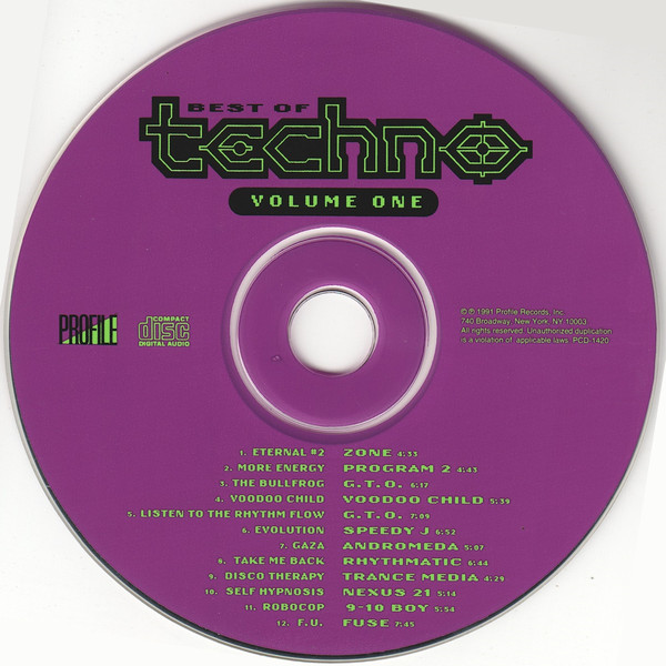 tapes and tapes: VA - Best Of Techno - Volume 1 (Compilation) (Profile ...