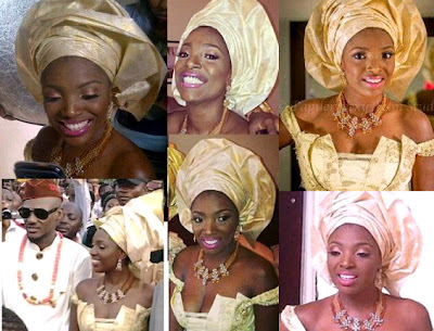 Many Faces Of 2face Idibia's African Queen On Her Wedding Day ...