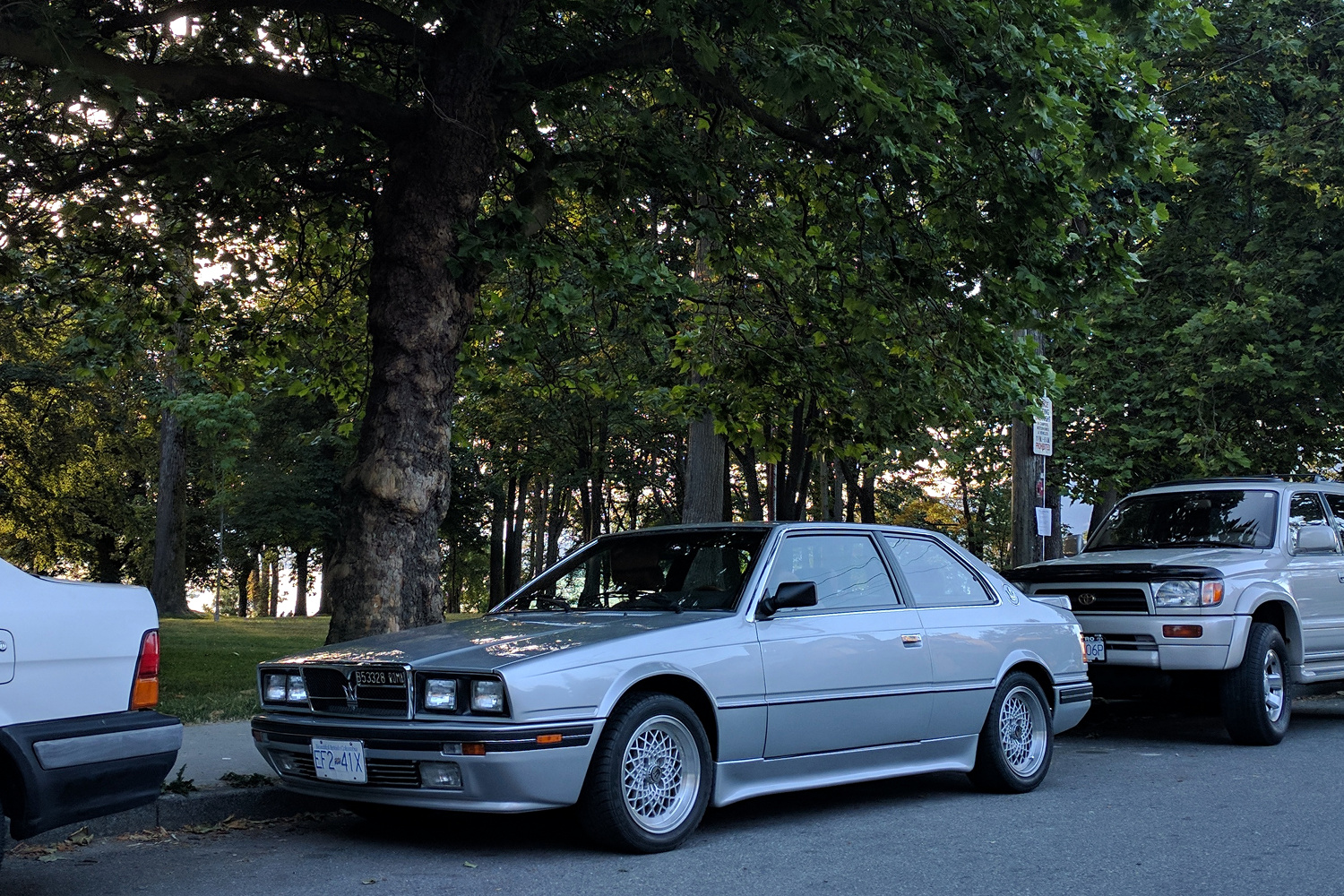 Old Parked Cars Vancouver: 1985 Maserati Biturbo E