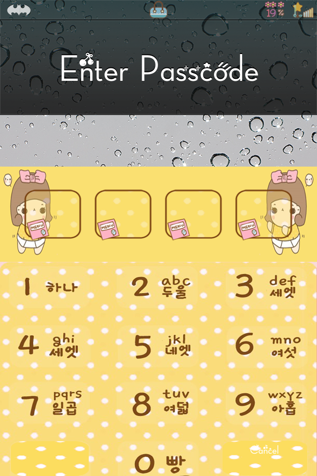 Kawaii Fun: Ann Lockscreen Keypad