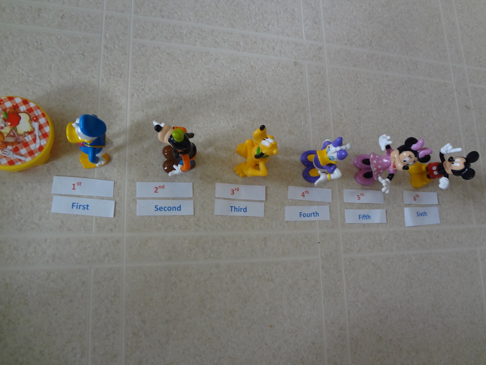 Mum's calling : Home school: Ordinal Number