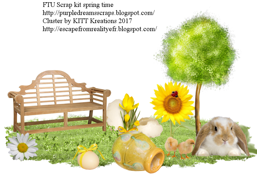 Escape From Reality Blog: FTU 'Spring Time' Cluster & Cluster Frames