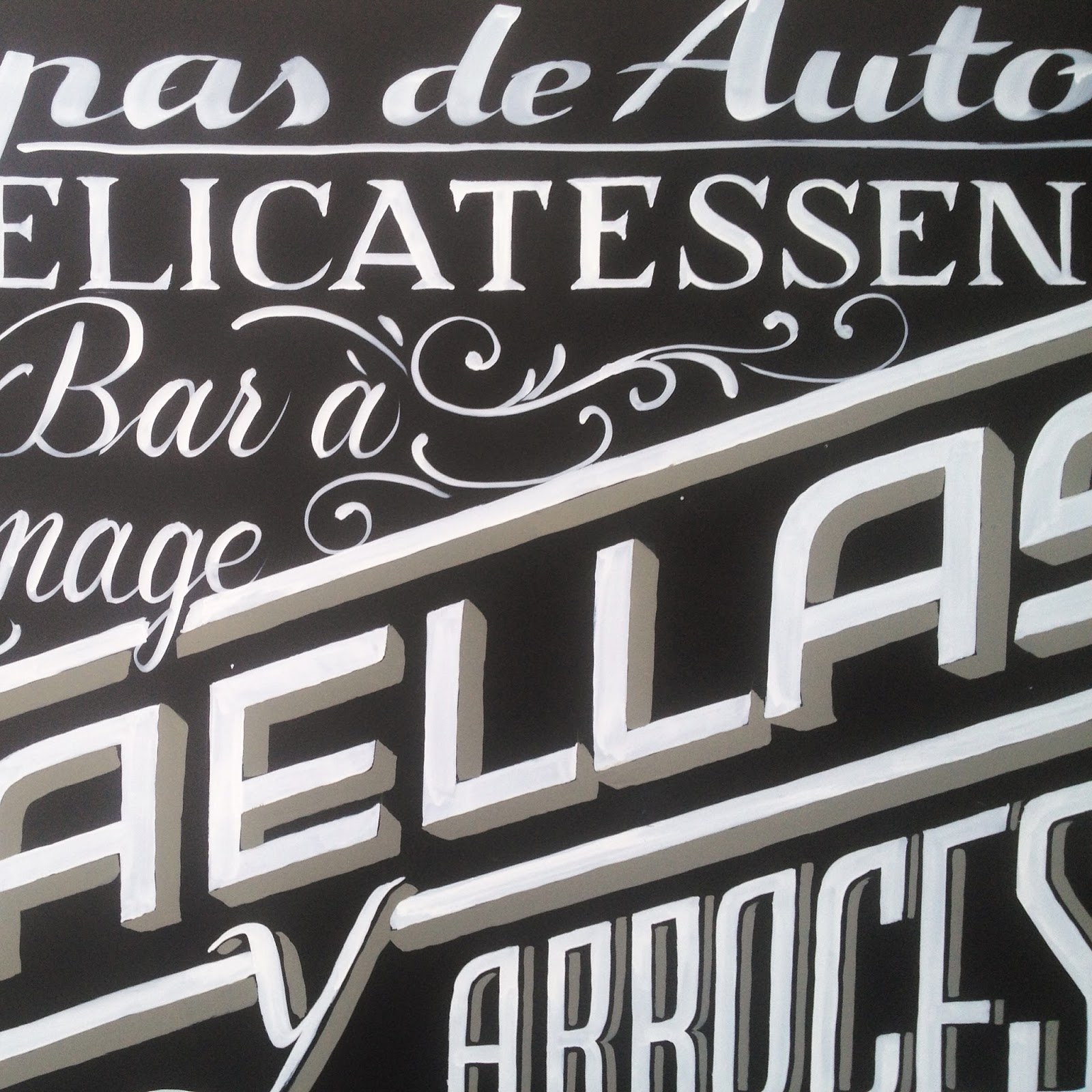 Sign Maker: serie de pizarras con lettering a mano para el restaurante ...