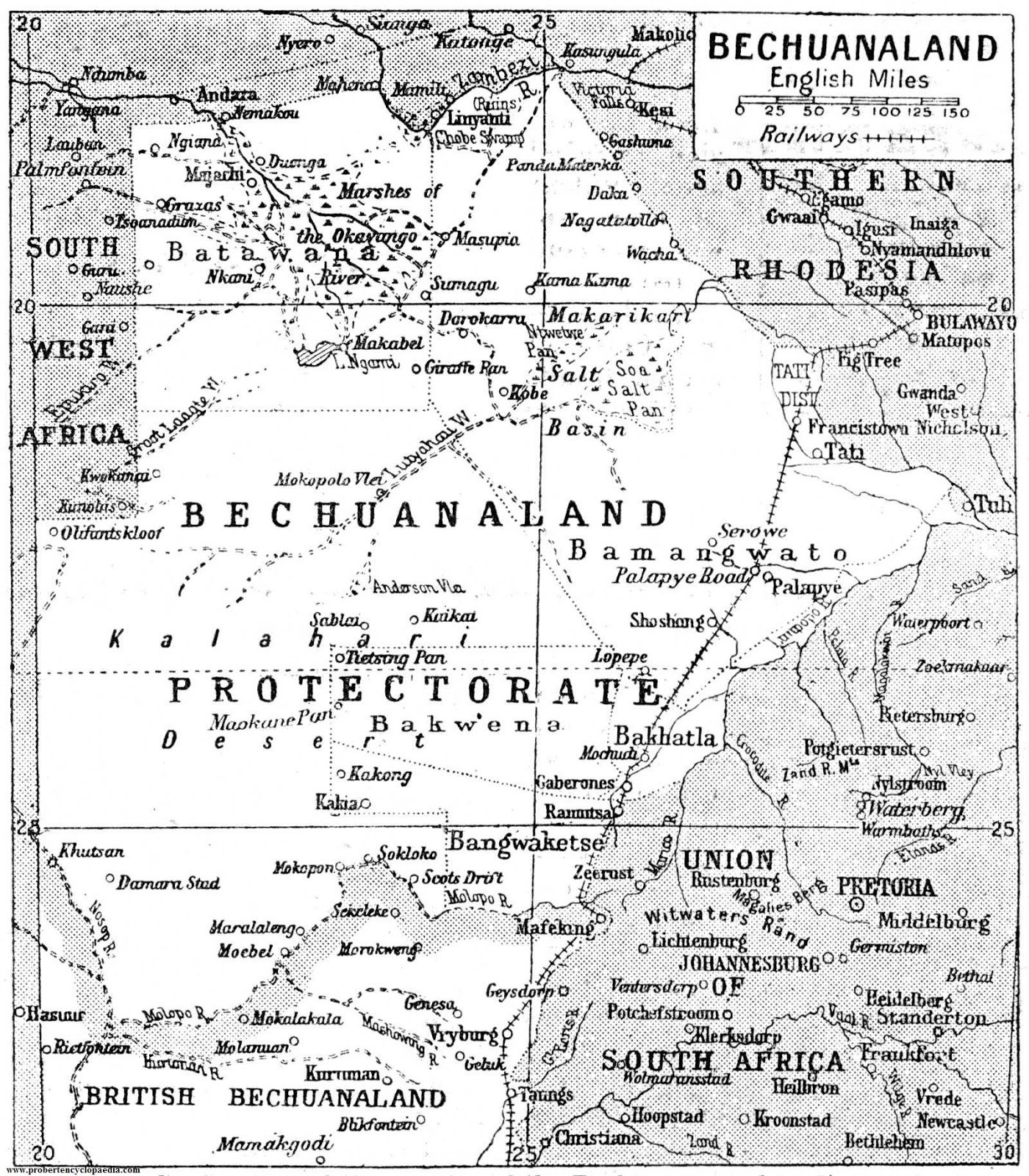 Big Blue 1840-1940: British Bechuanaland