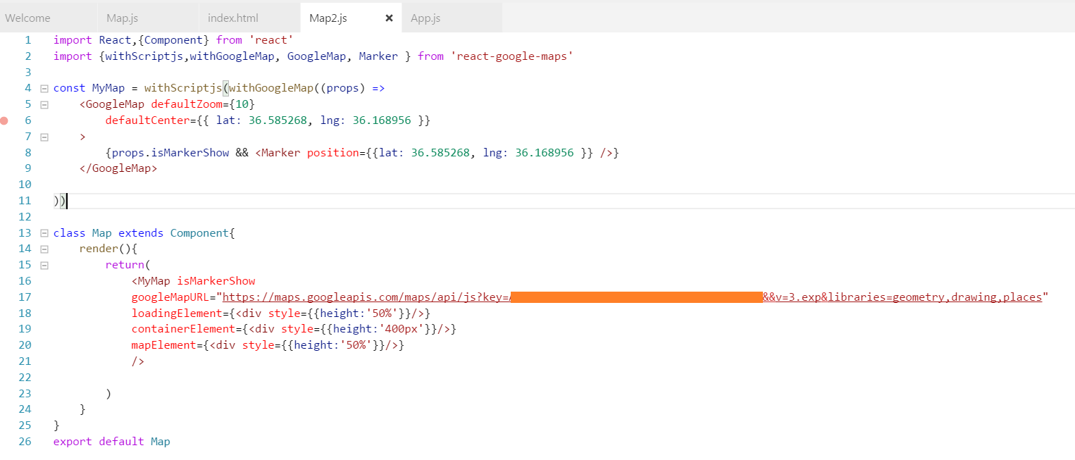 React ile Google Maps Örnekleri