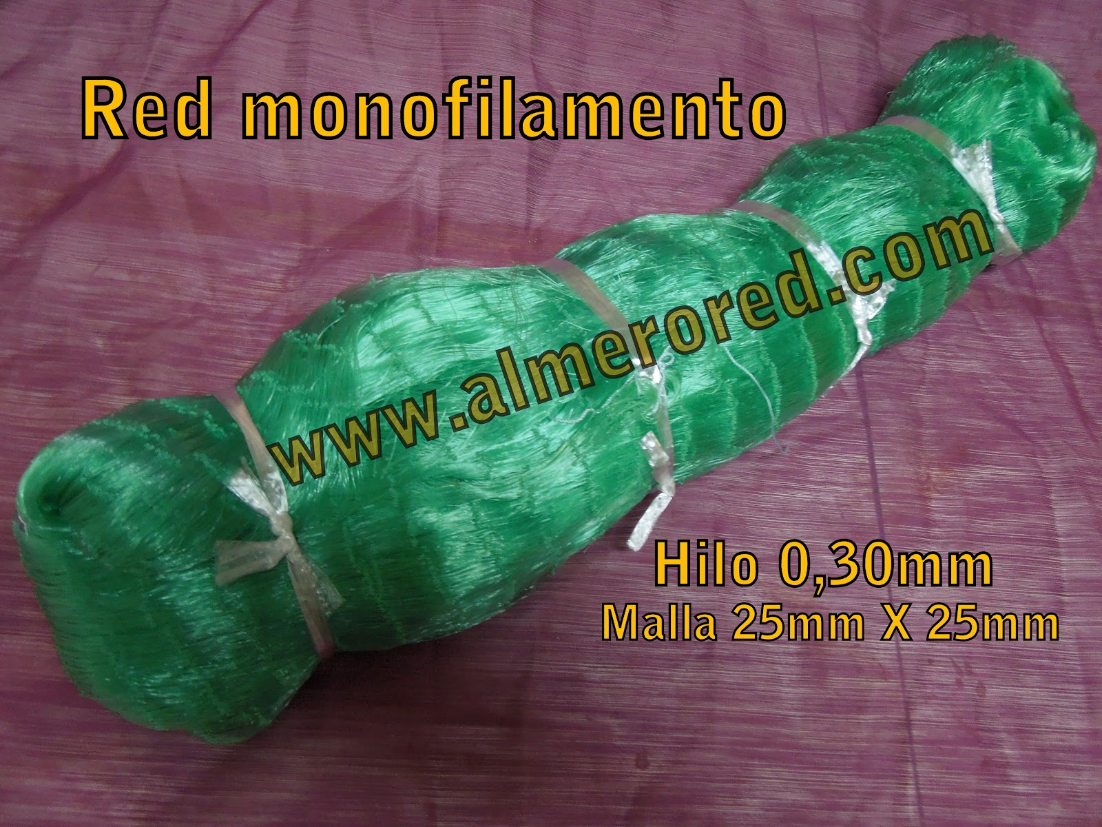 Red monofilamento 0.30mm y 8 pasas - Almerored