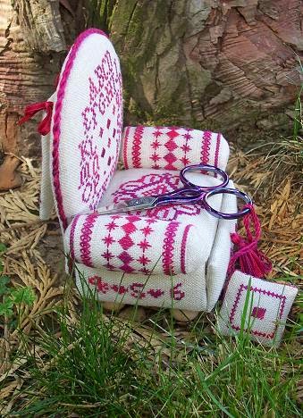 Irossi: Peacock Stitching Chair?