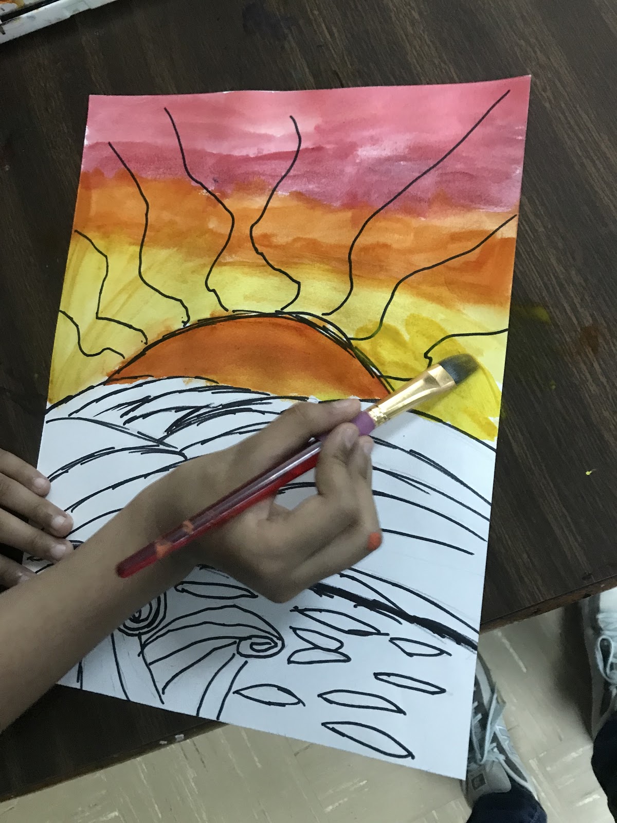 Elements of the Art Room: 4th grade Robin Mead Landscapes