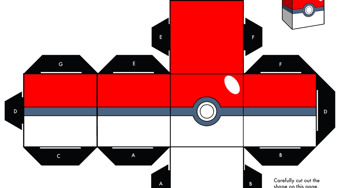 Pokebola - CASA DO PAPERCRAFT