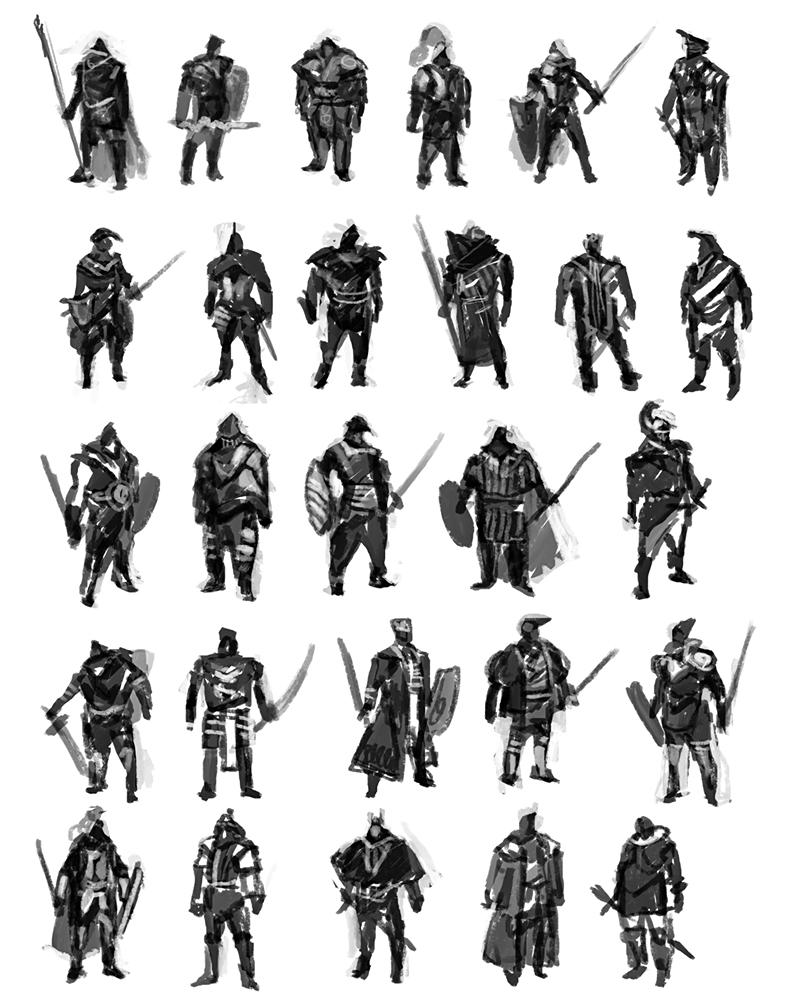 Marthe sketches: Gilgamesh - Character Designs