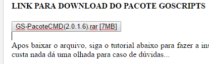 GoScripts Pacote CMD - Go Scripts