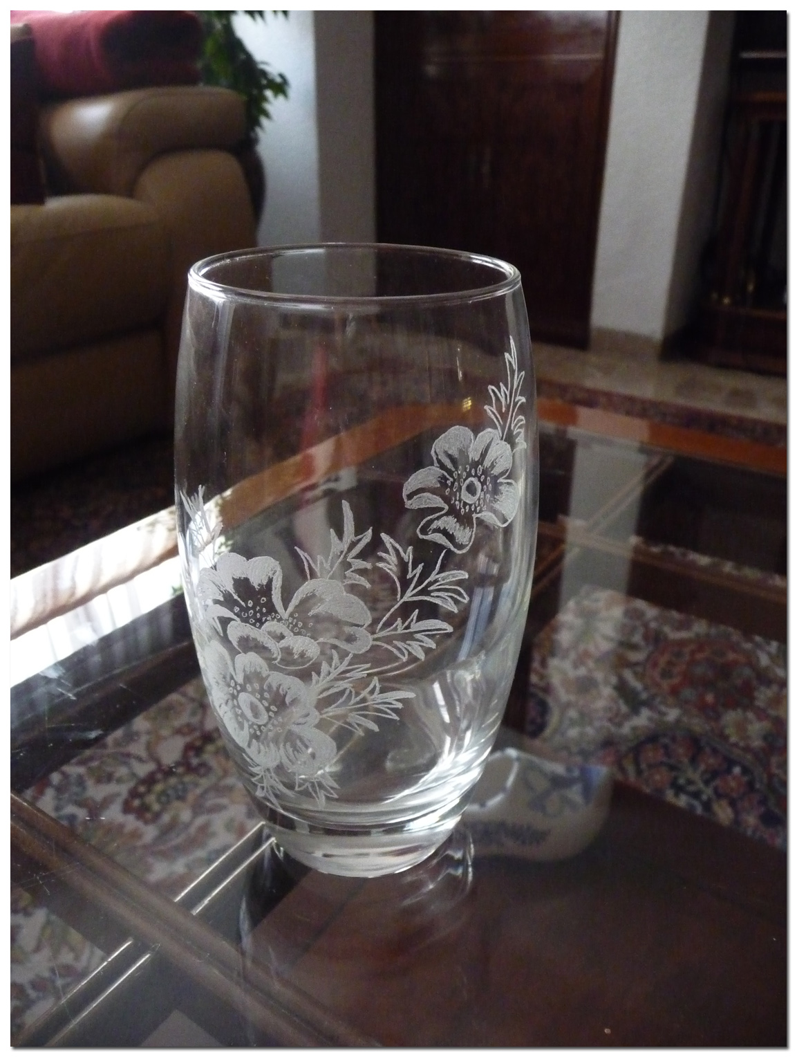 LAS MANUALIDADES DE BLANCA: vaso tallado