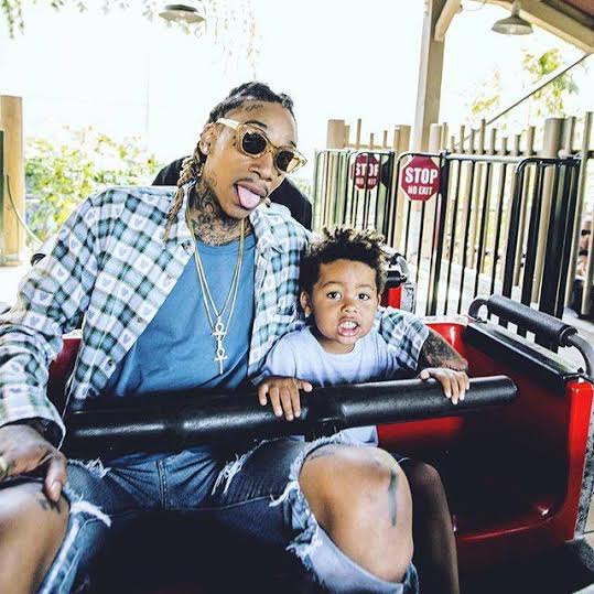 Adorable photos of Wiz Khalifa, his son and his father hanging out