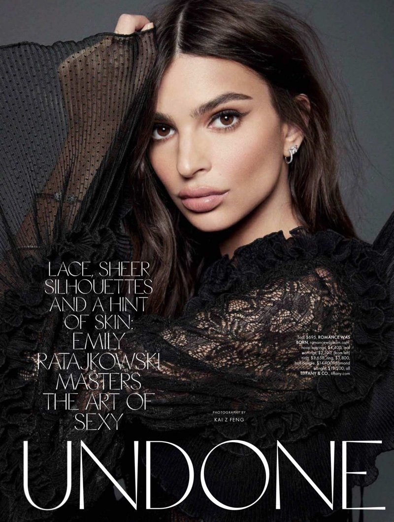 Emily Ratajkowski Covers Elle - Stylish Starlets