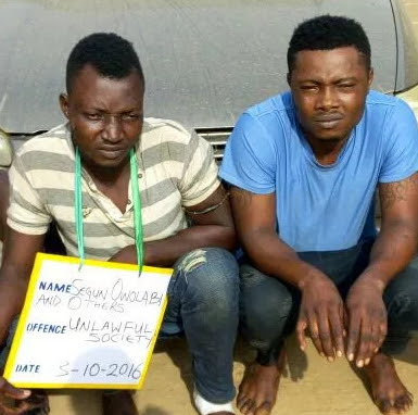 Photos: 5 Wanted Eiye Cult Members Arrested At Ijoko Ota Ogun State ...