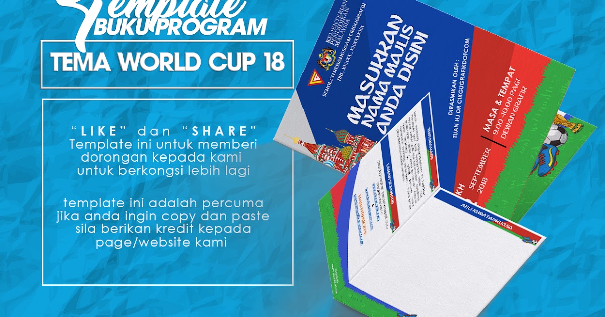 BUKU PROGRAM DOT COM: Buku Program Tema World Cup 2018