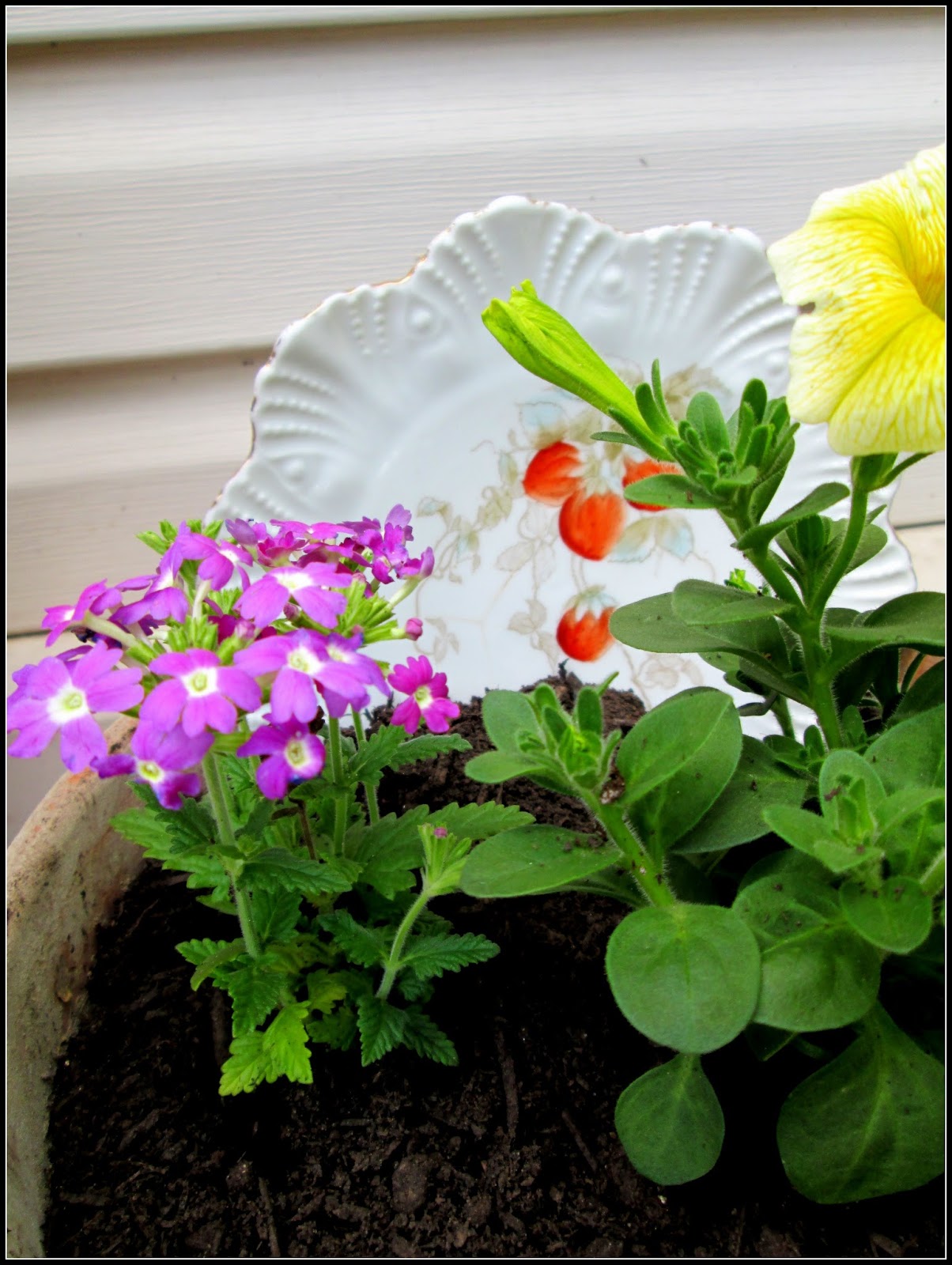 JUST SIMPLE SOMETHINGS: Decorating with old Plates