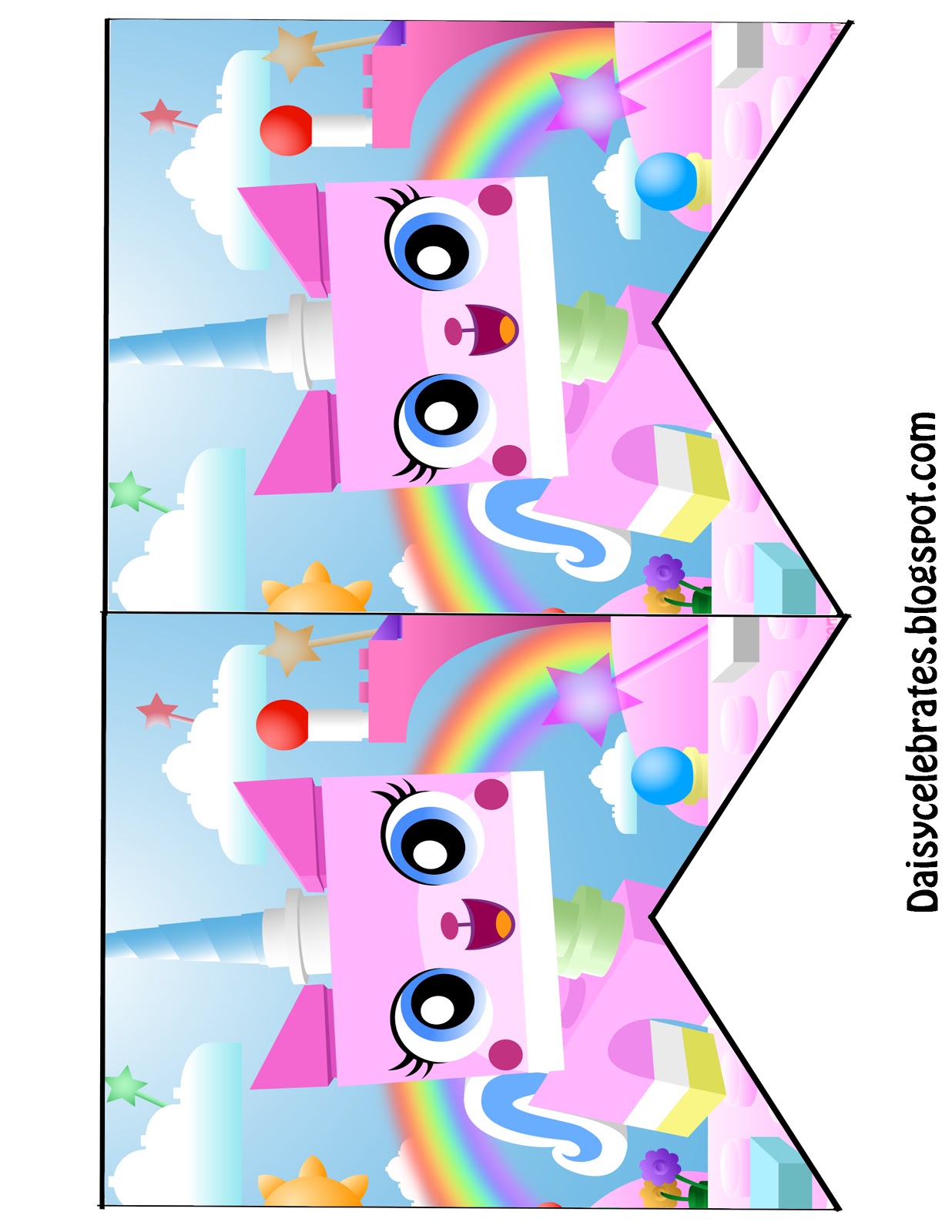 Daisy Celebrates: Free Unikitty Birthday Party Printable Files