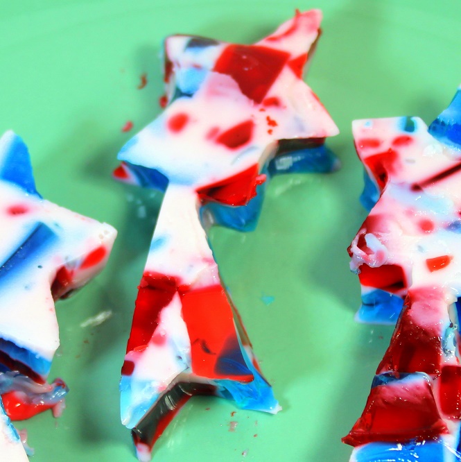 52 Ways to Cook: Patriotic Red White and Blue STAINED GLASS JELL-O - 52 ...