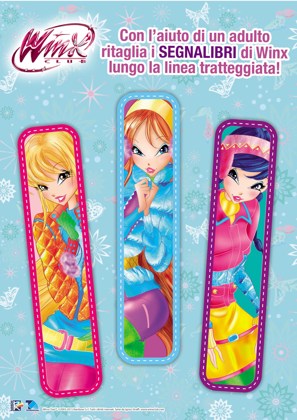 ¡Marca paginas Winx Club Invierno Couture! - Winx Club All