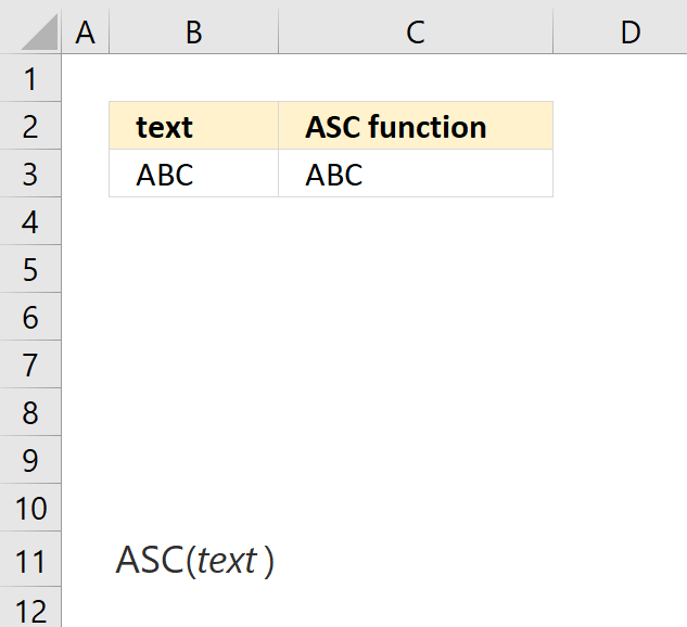 HÀM ASC FUNCTION TRONG EXCEL | TỰ HỌC EXCEL