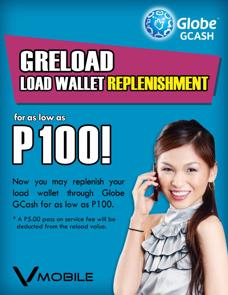 VMOBILE: GCASH Replenish [LX Load Wallet]