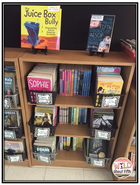 Classroom Library Labels, Organization and More | Wild about fifth grade