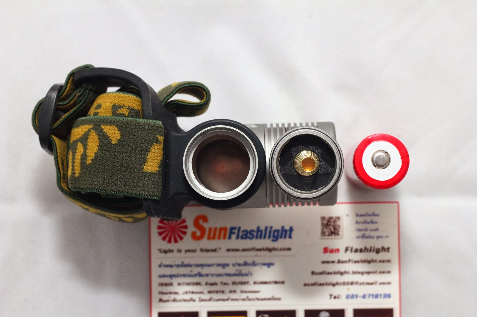 Sun Flashlight จำหน่าย ไฟฉายประสิทธิภาพสูง: ไฟฉายคาดหัวซูม Ultrafire K9 ...