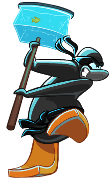 Club Penguin Manicitol Super Guía: Recortes Card - Jitsu Nieve