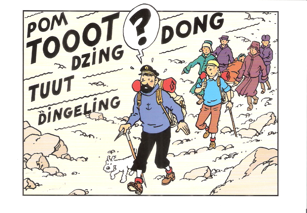 I've got Mail!: Tintin postcard, Scotland