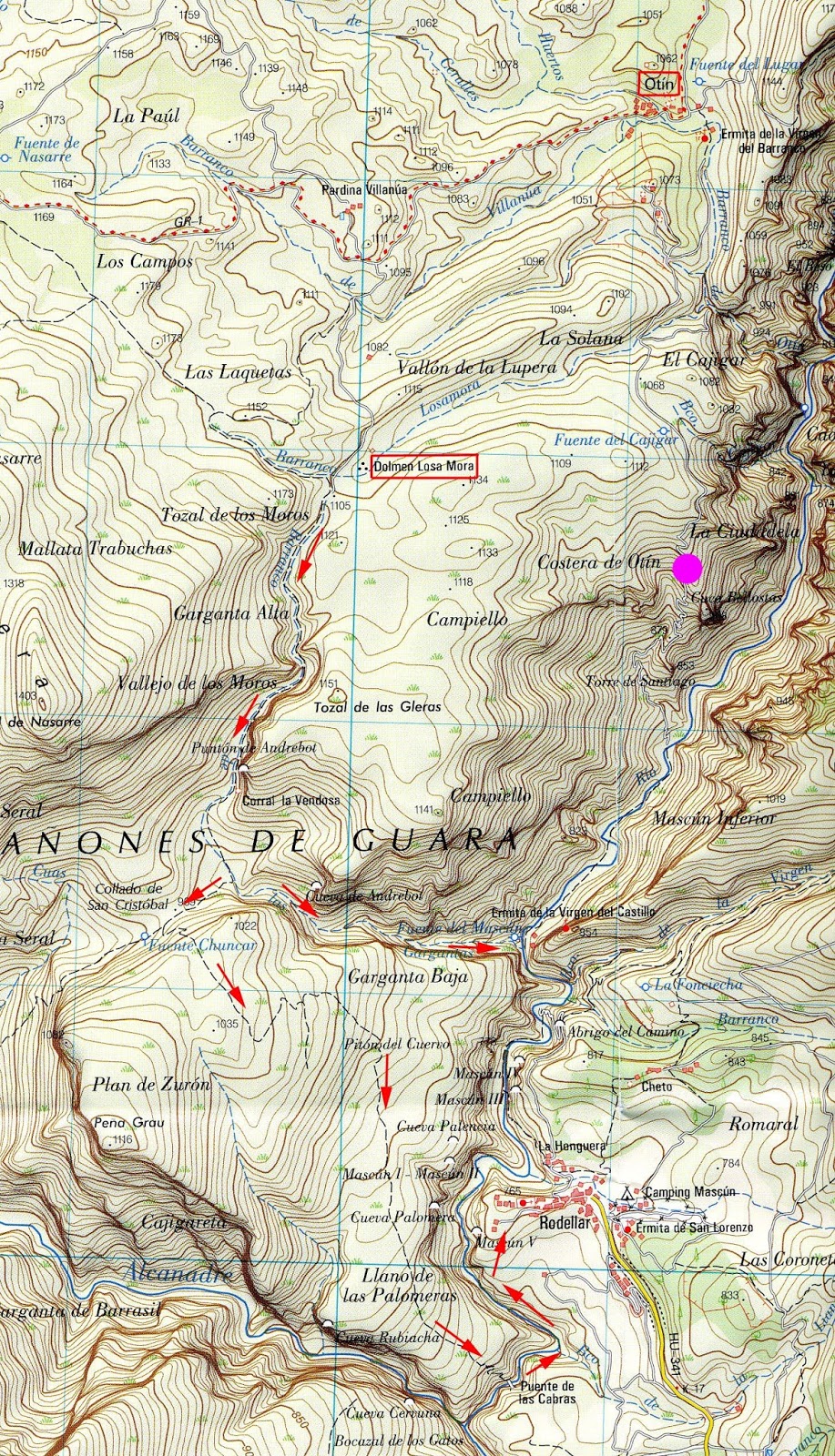 El Valle de Rodellar: EL OTRO CAMINO DE OTÍN A RODELLAR