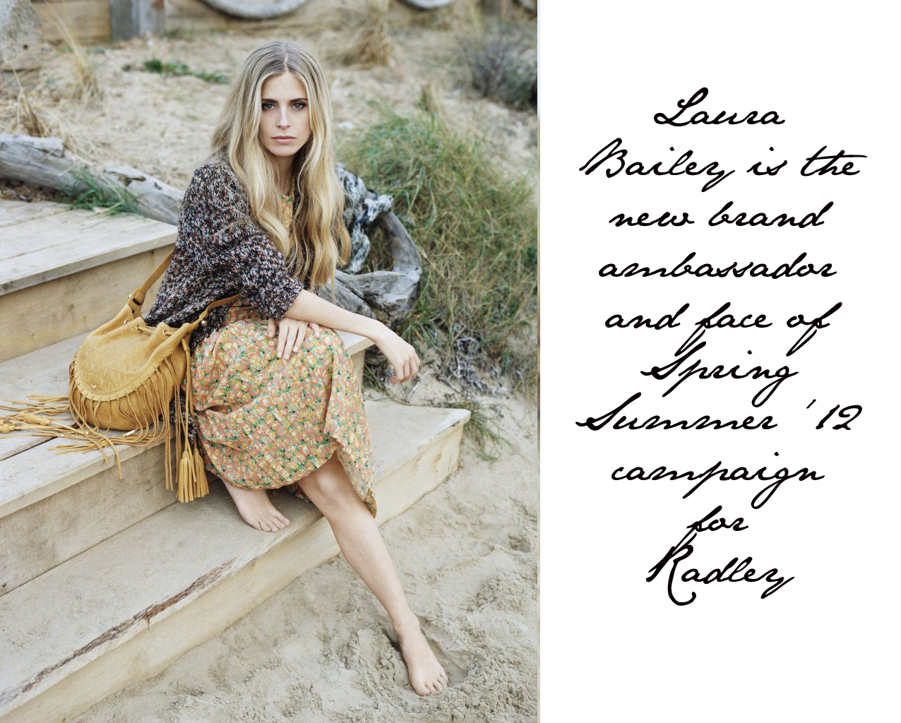 Laura Bailey for Radley Spring Summer 2012 campaign - Emily Jane Johnston