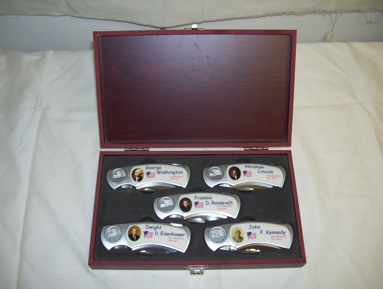Different Stuff 4 Sale: Presidential Knives collector set for sale