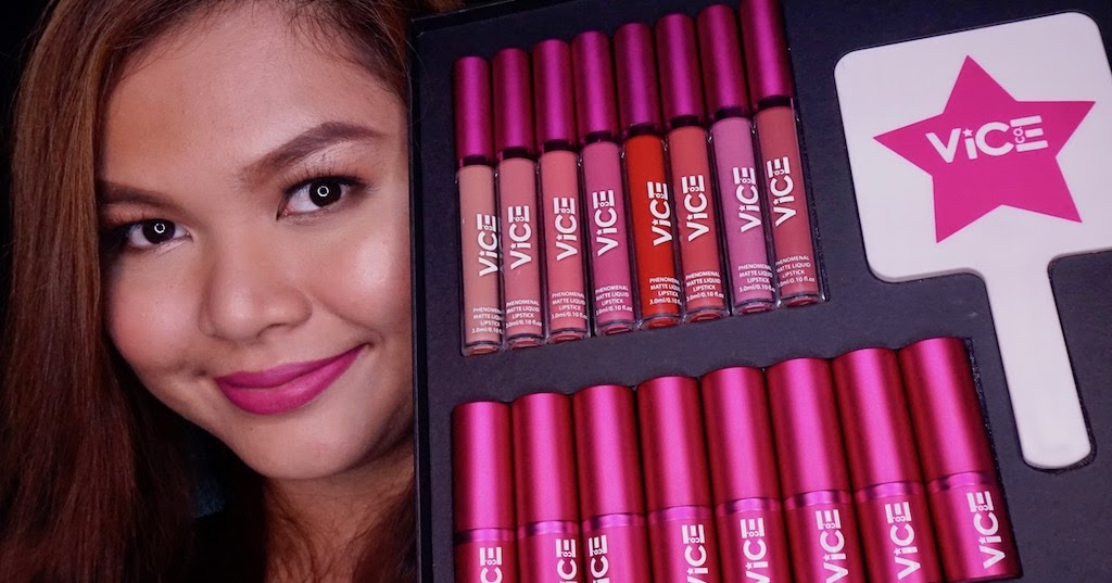 Vice Cosmetics Lipsticks NEW SHADES! Complete swatches + Youtube Video