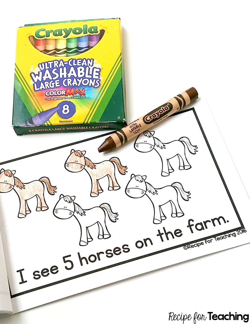 Farm Counting Book 1-10 - Recipe for Teaching